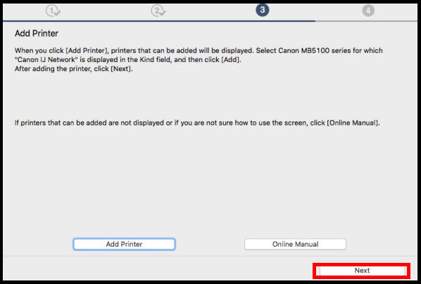 Setting up the Printer for use on a Wired LAN - Establishing connection with a Mac Computer ...